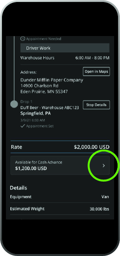 Get a Cash Advance in Navisphere Carrier | C.H. Robinson