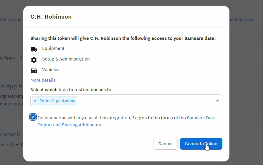 Carrier tracking options | C.H. Robinson